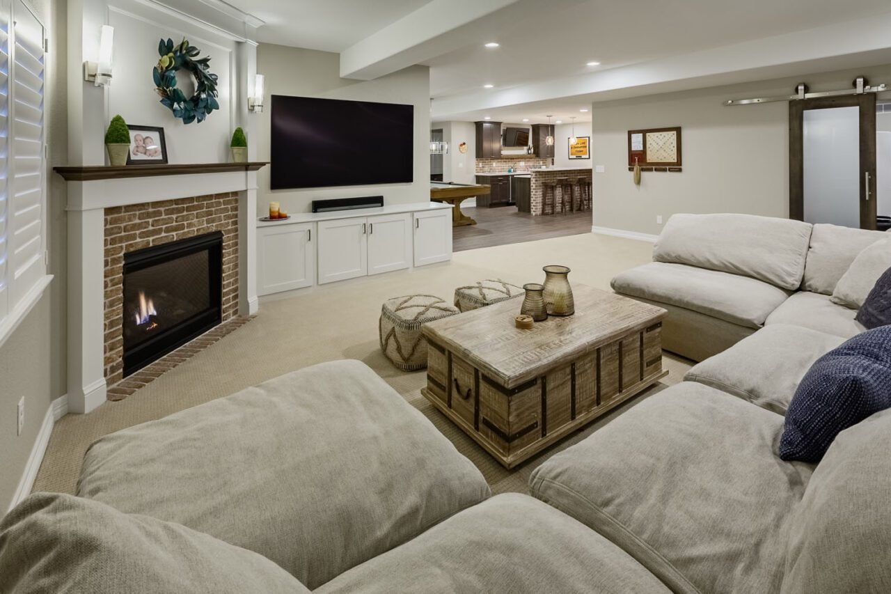 Custom Basement Designs in Provo, Utah