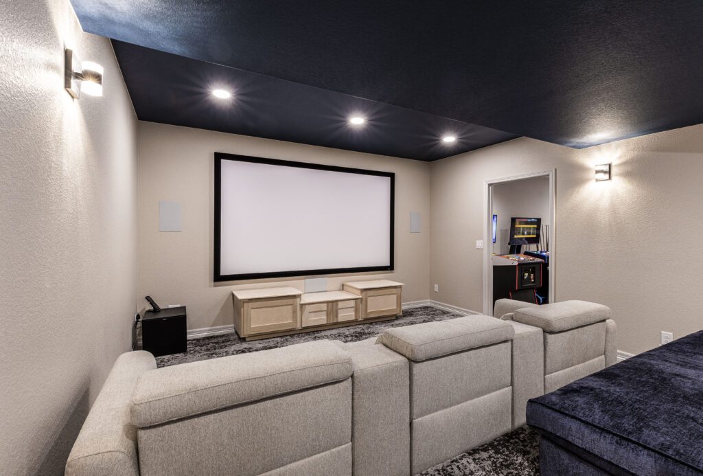 Tips to Finish Your Basement into a Theater - ElkStone Basements